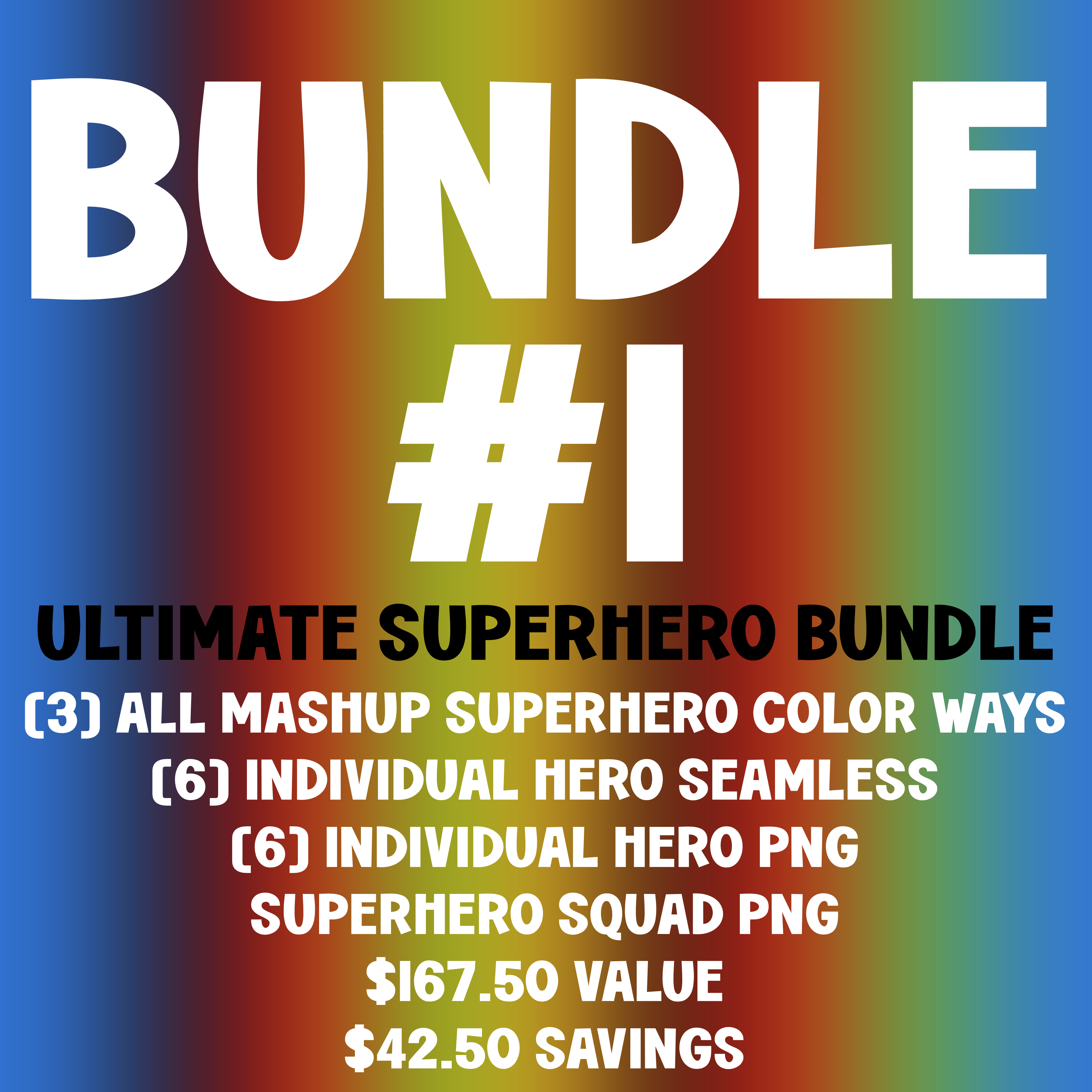 SUPERHERO BUNDLES – Made with Grace Designs