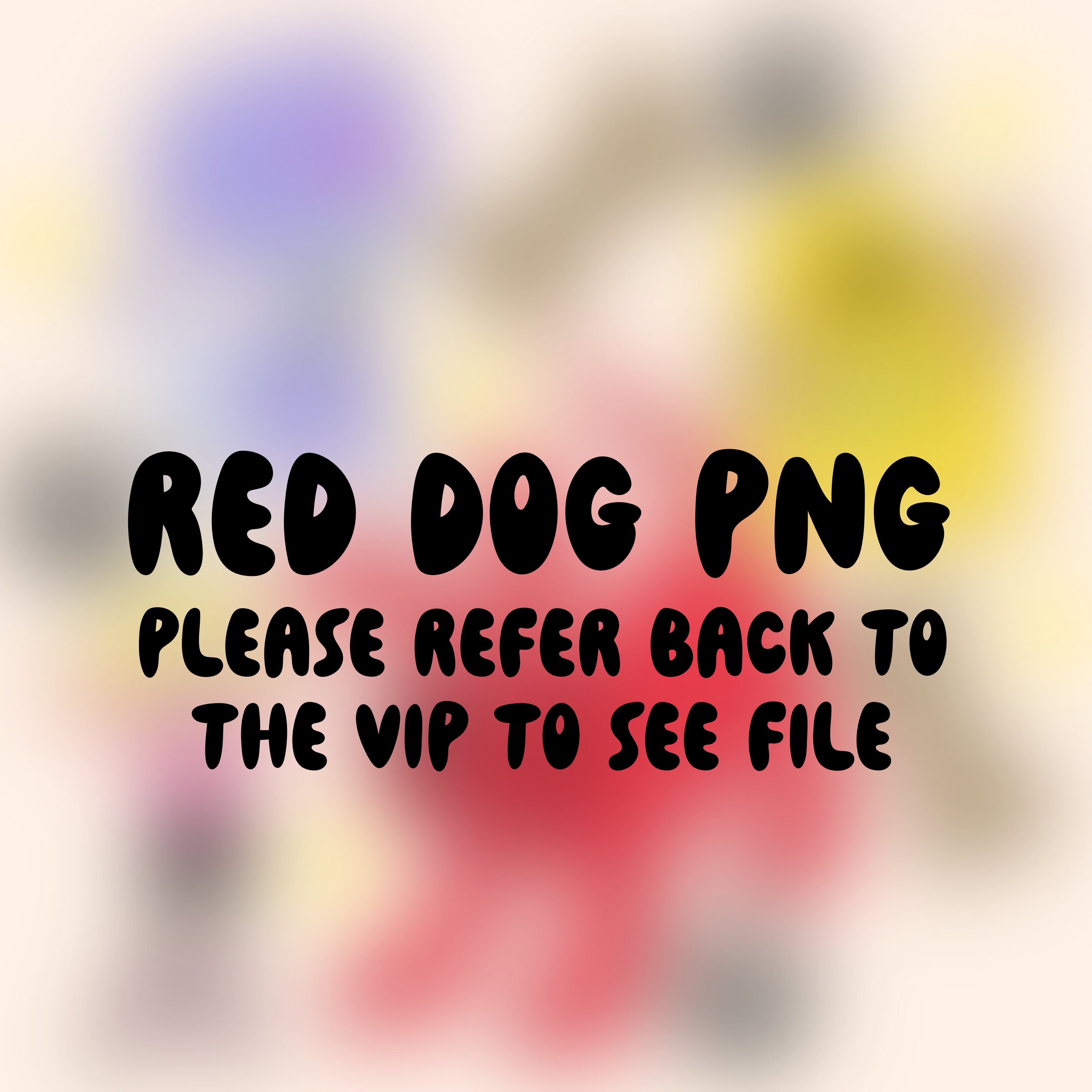 Red Dog PNG – Made with Grace Designs
